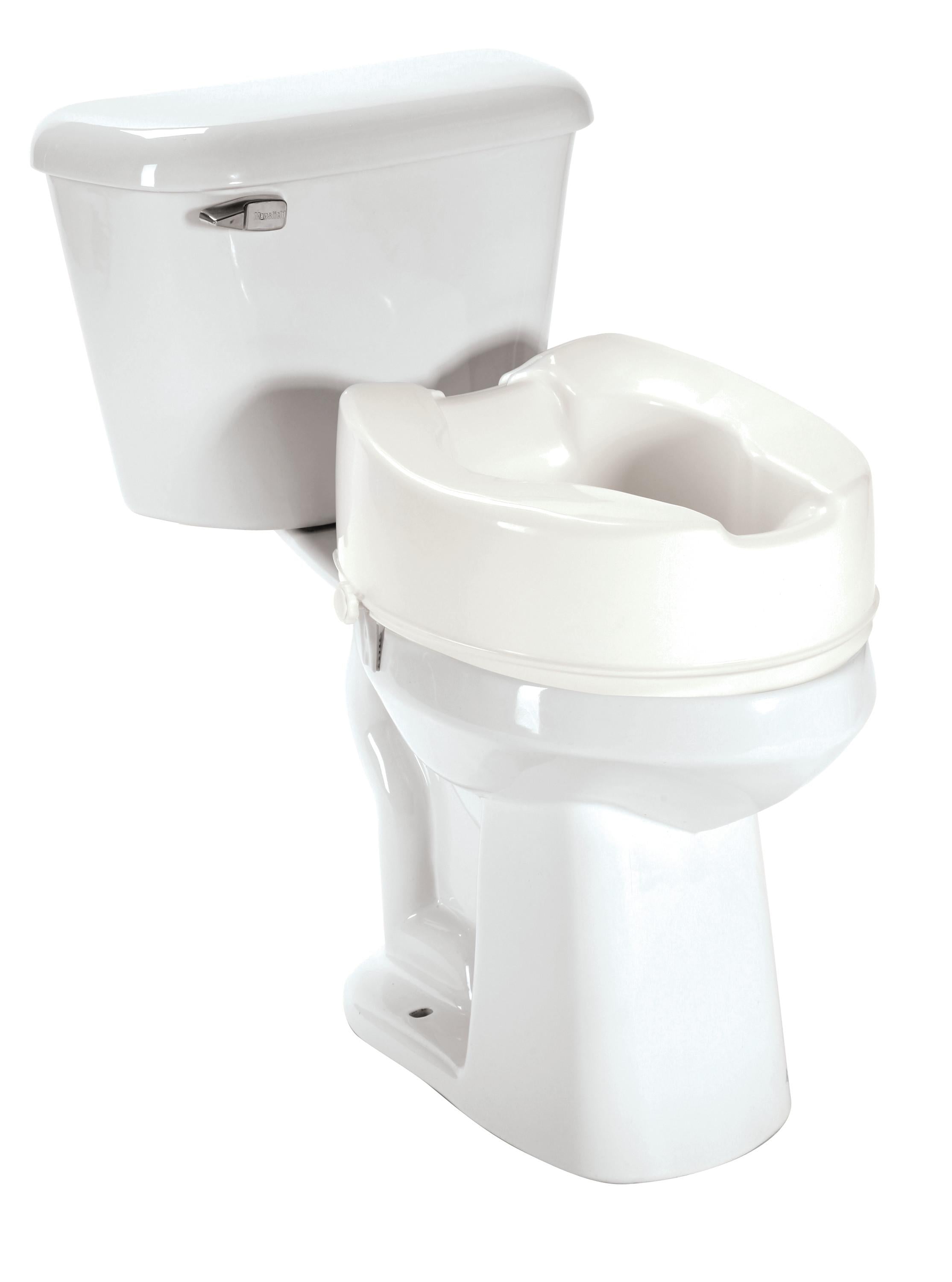 Elongated Raised Toilet Seat